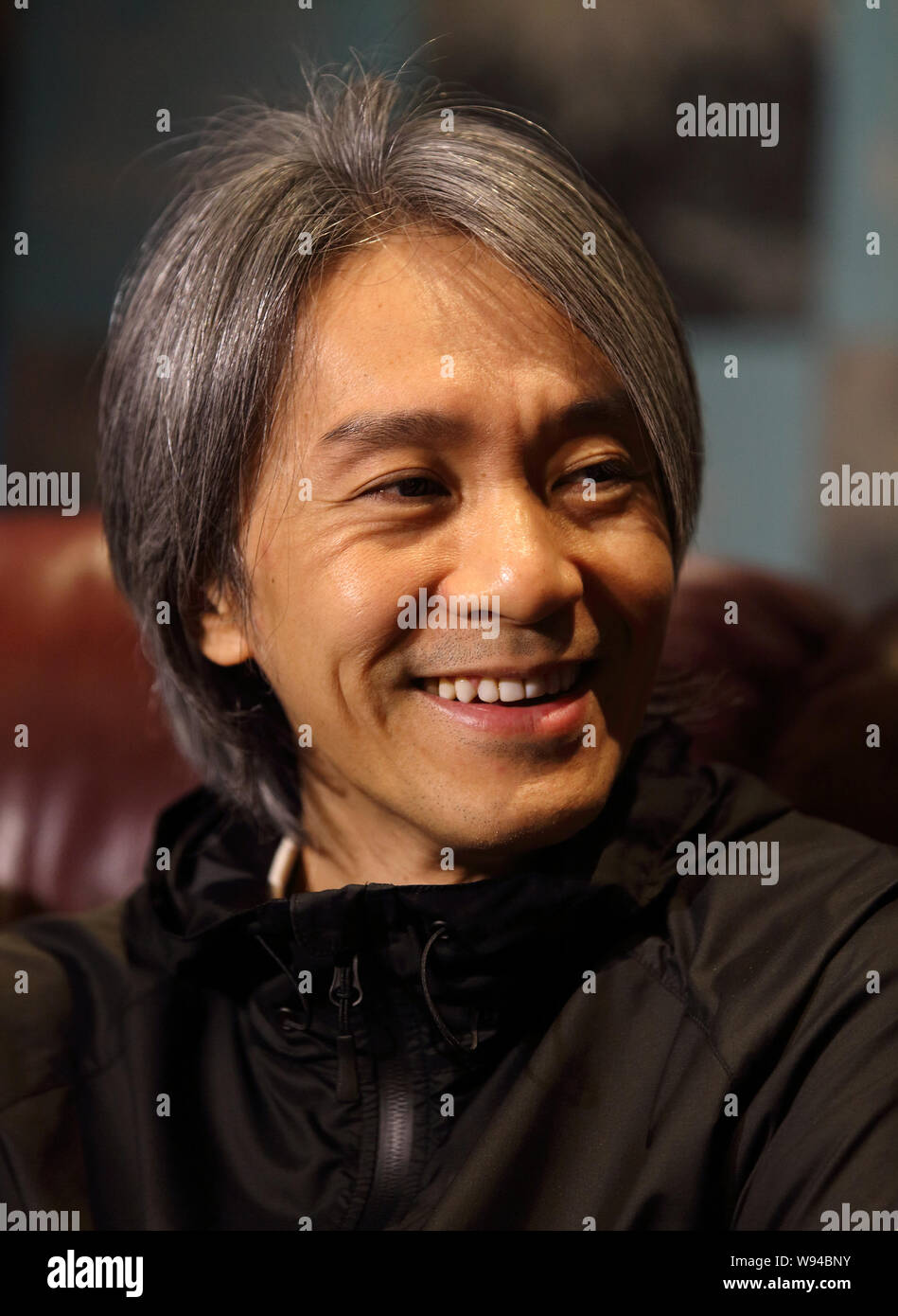 Hong Kong actor and director Stephen Chow smiles during a promotional ...