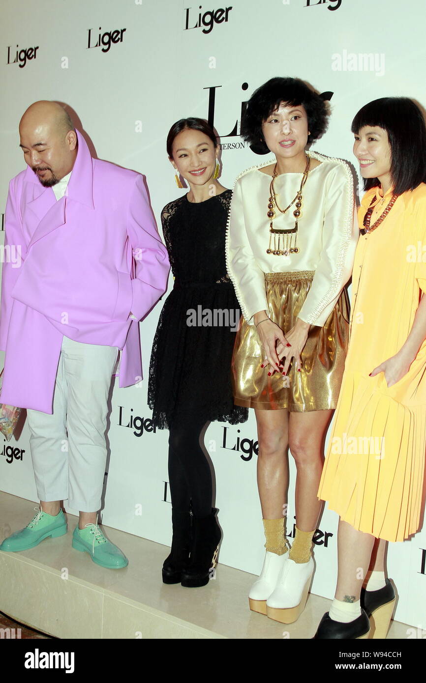 (From left) Hong Kong lyricist and fashion icon Wyman Wong Wai-man ...