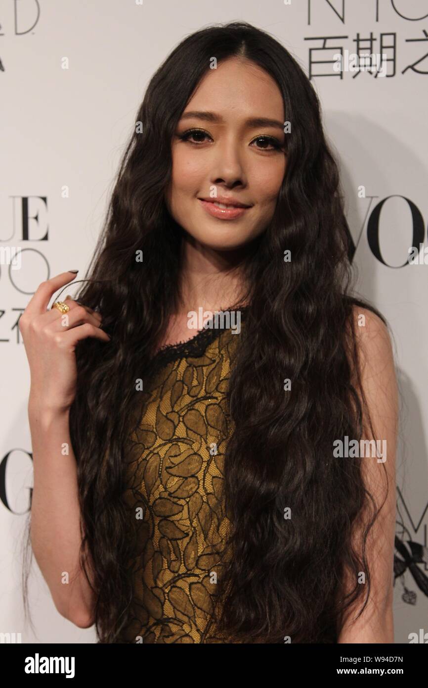 Taiwanese actress Bea Hayden Kuo poses during the Vogue 100th ...