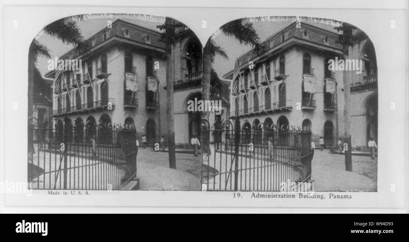 Administration Building, Panama City Stock Photo - Alamy