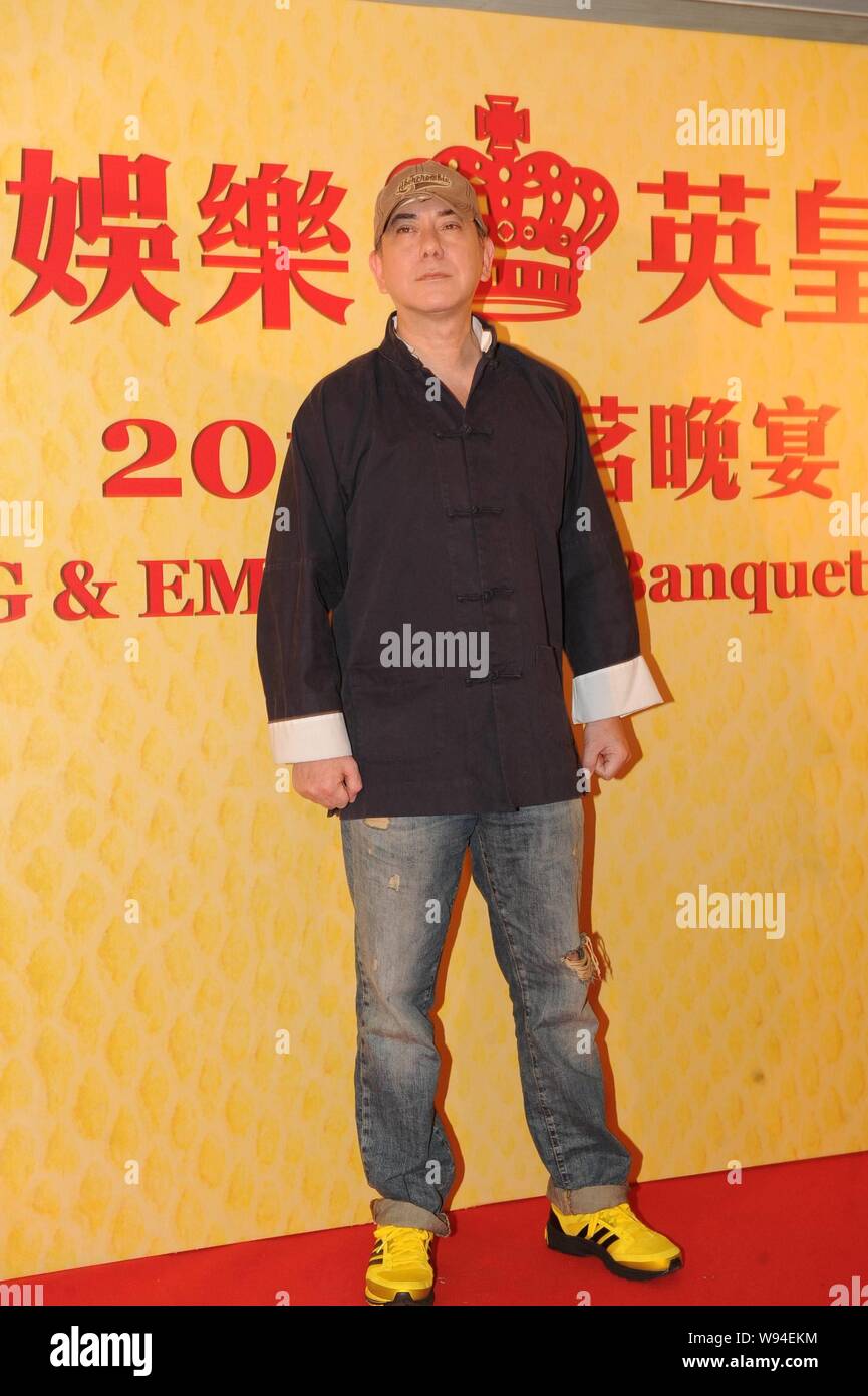 Hong Kong actor Anthony Wong poses as he arrives for the EEG & EMP ...