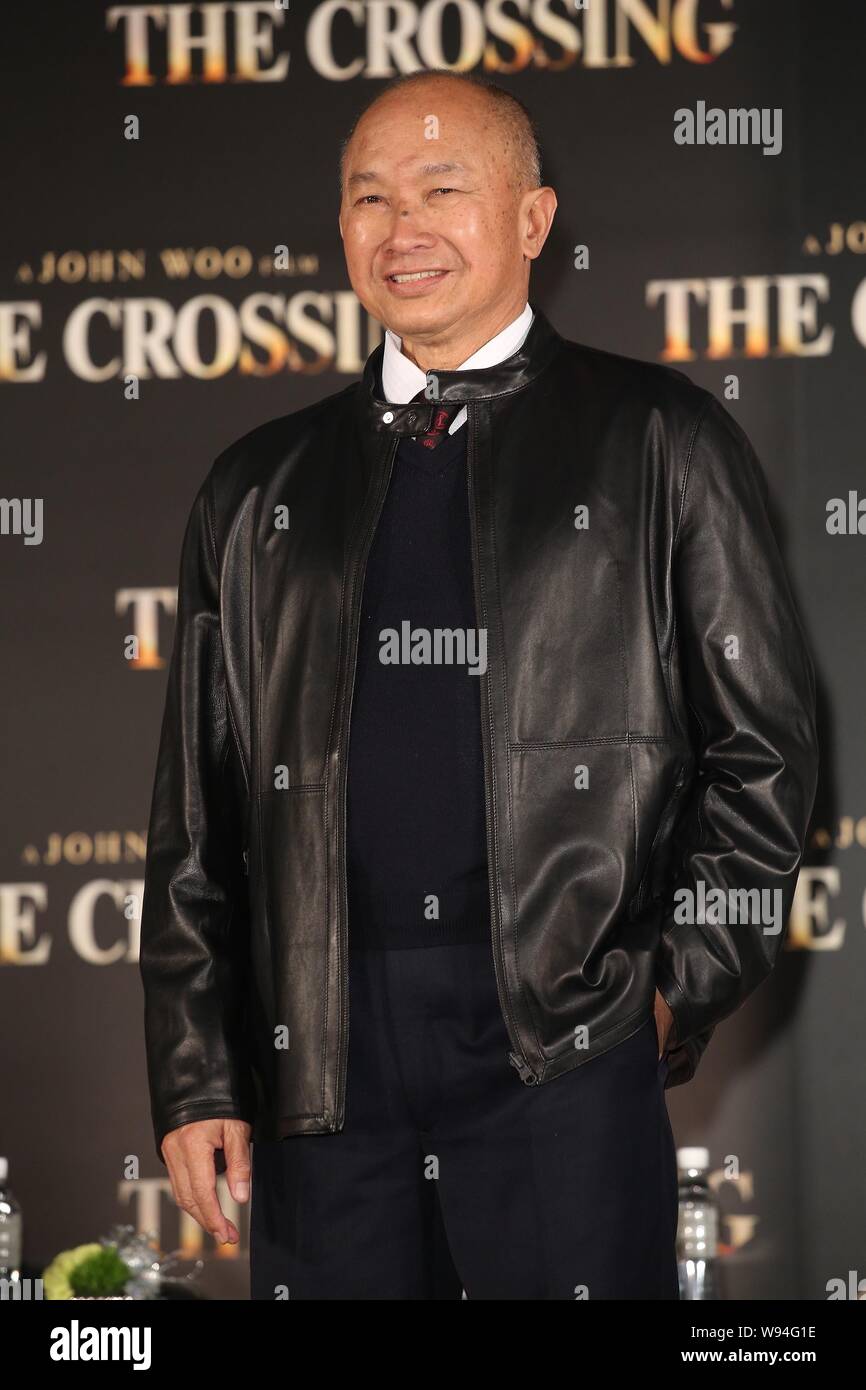 Hong Kong director John Woo poses during a press conference for his new ...