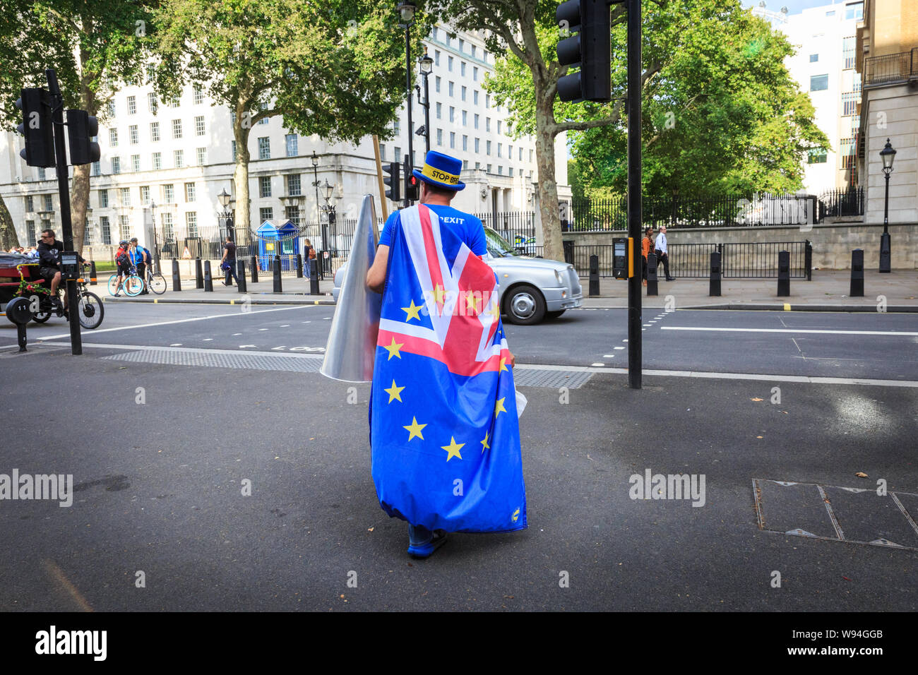 Pro European, anti-Brexit protester Steven Bray, Westminster's Stop ...