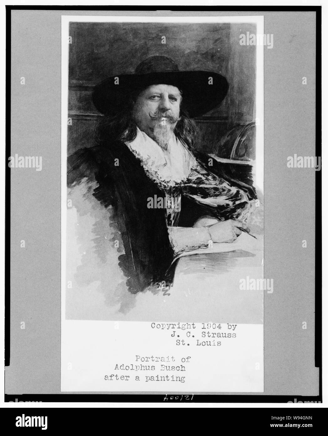 Adolphus Busch, half-length portrait, seated, facing slightly right ...