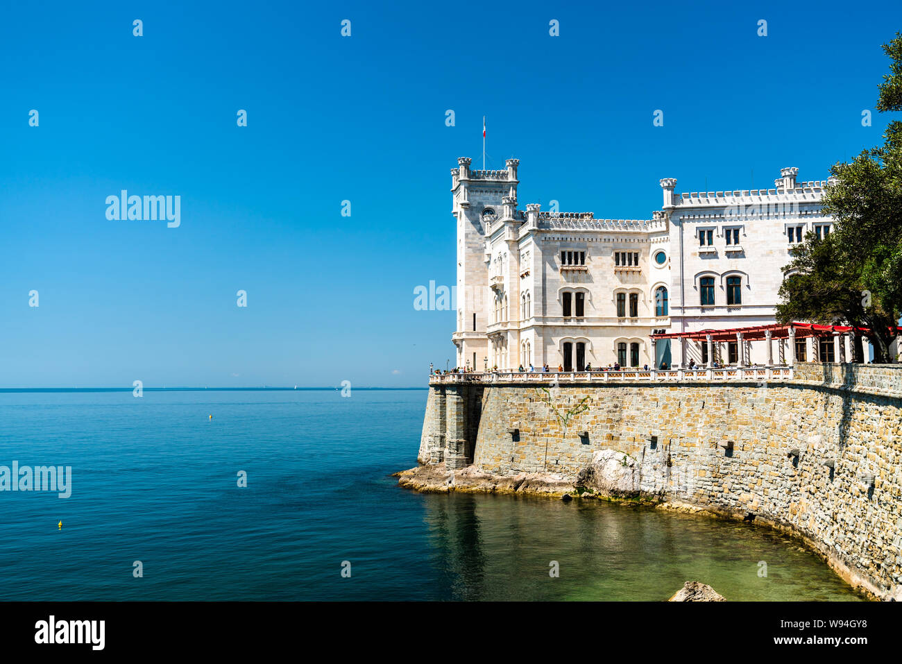 Trieste castle hi-res stock photography and images - Alamy