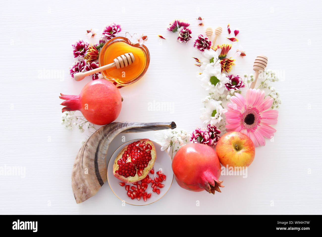 religion image of Rosh hashanah (jewish New Year holiday) concept ...