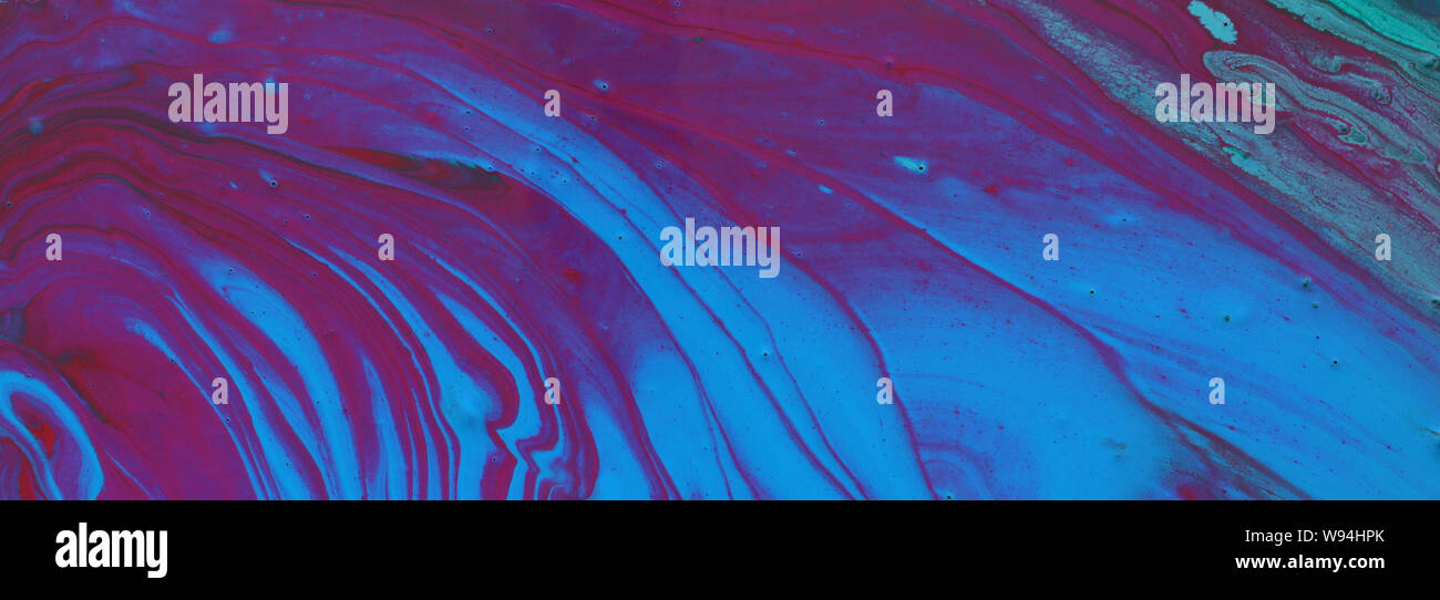 abstract marbleized effect background. Blue, purple and pink creative ...