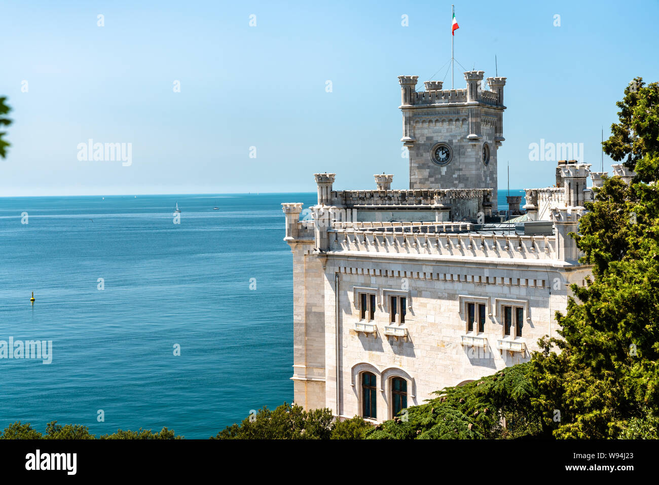 Trieste castle hi-res stock photography and images - Alamy