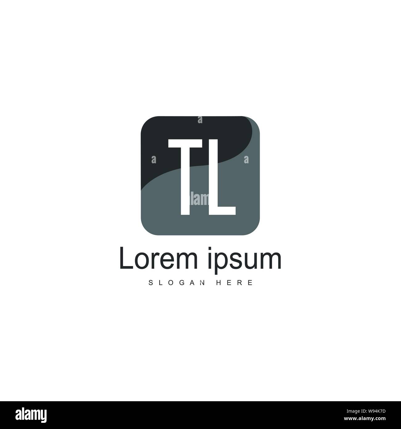 Initial TL logo template with modern frame. Minimalist TL letter logo ...