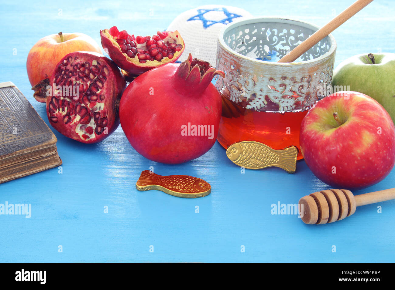 religion image of Rosh hashanah (jewish New Year holiday) concept ...