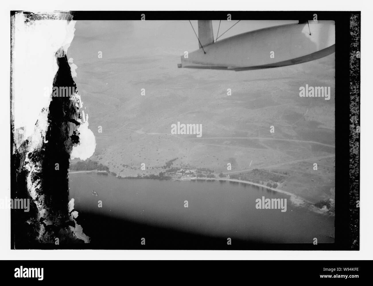 Aerial photos, Sea of Galilee & Jerus. i.e., Jerusalem, Jordan R. i.e ...