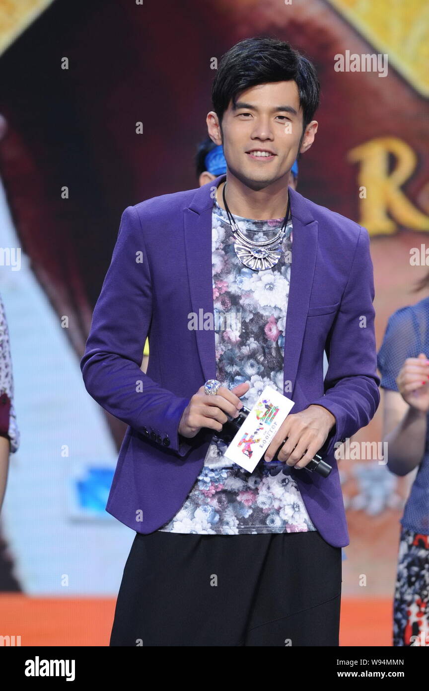 Taiwanese singer and actor Jay Chou smiles at a promotional event for ...