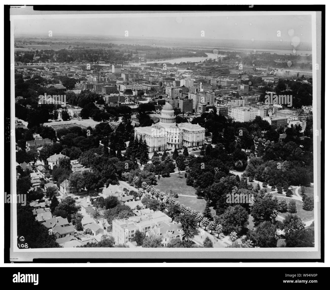 Aerial view of the state capitol Stock Photo - Alamy