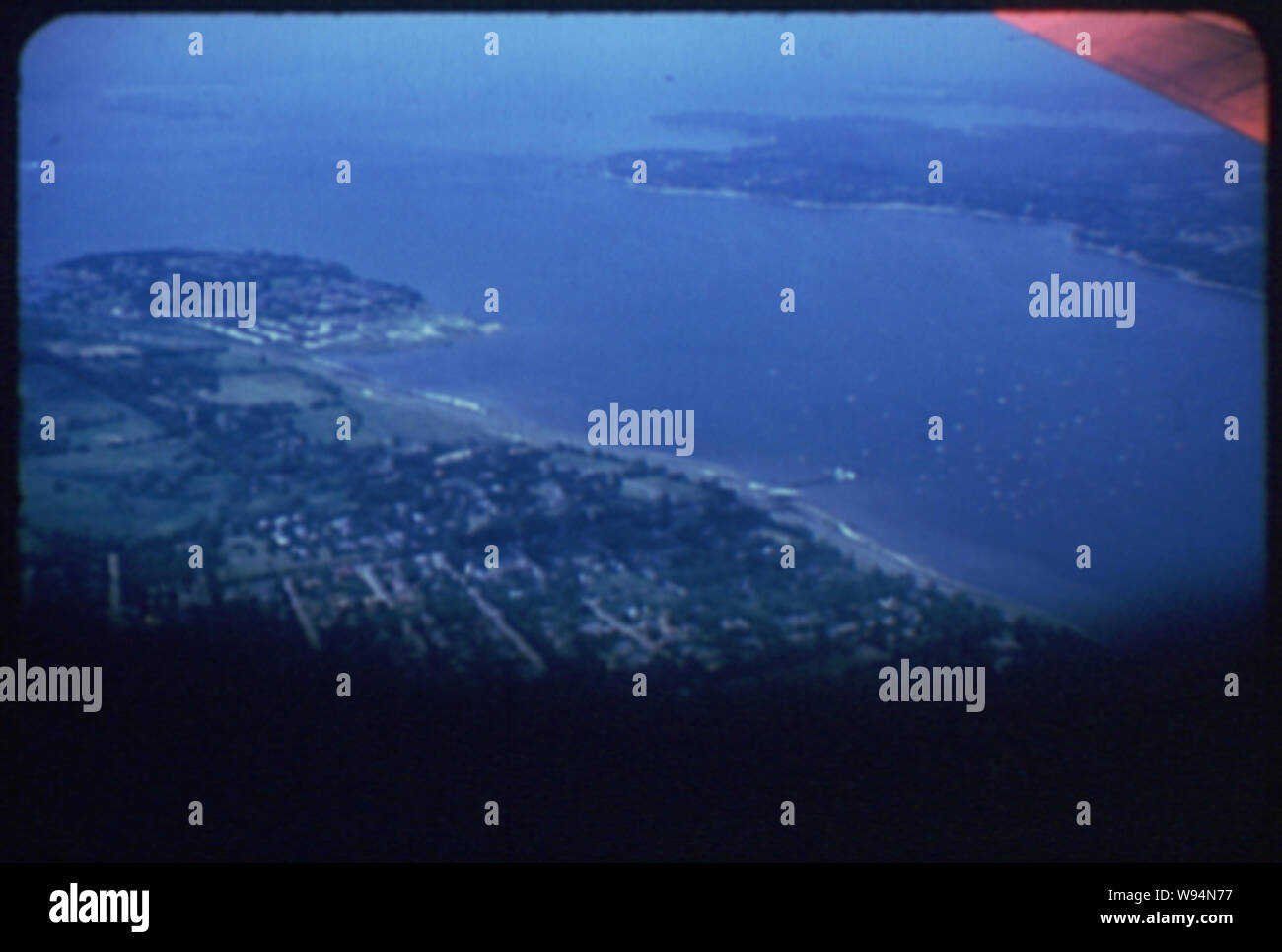 Aerial views over Long Island Stock Photo - Alamy