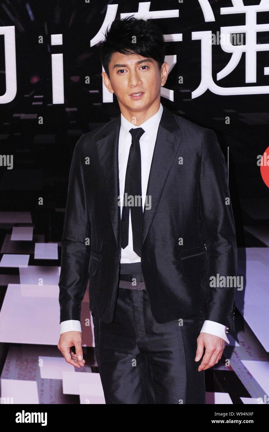 Taiwanese actor and singer Nicholas Wu poses as he arrives at the 2012 ...