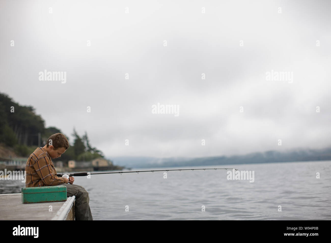 Fishing rod rod sad hi-res stock photography and images - Alamy