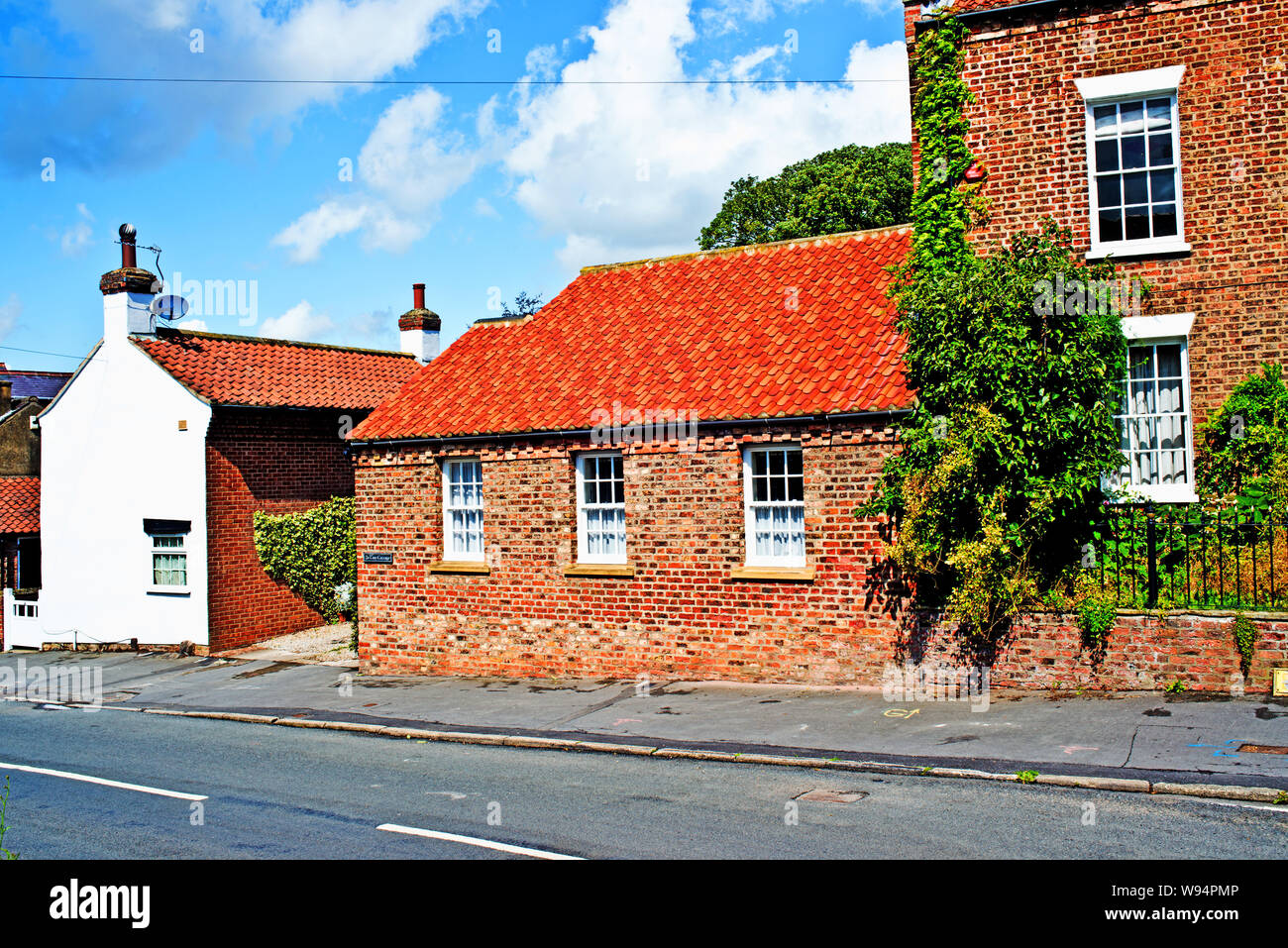Period Architecture, Nether Poppleton, North Yorkshire, England Stock ...