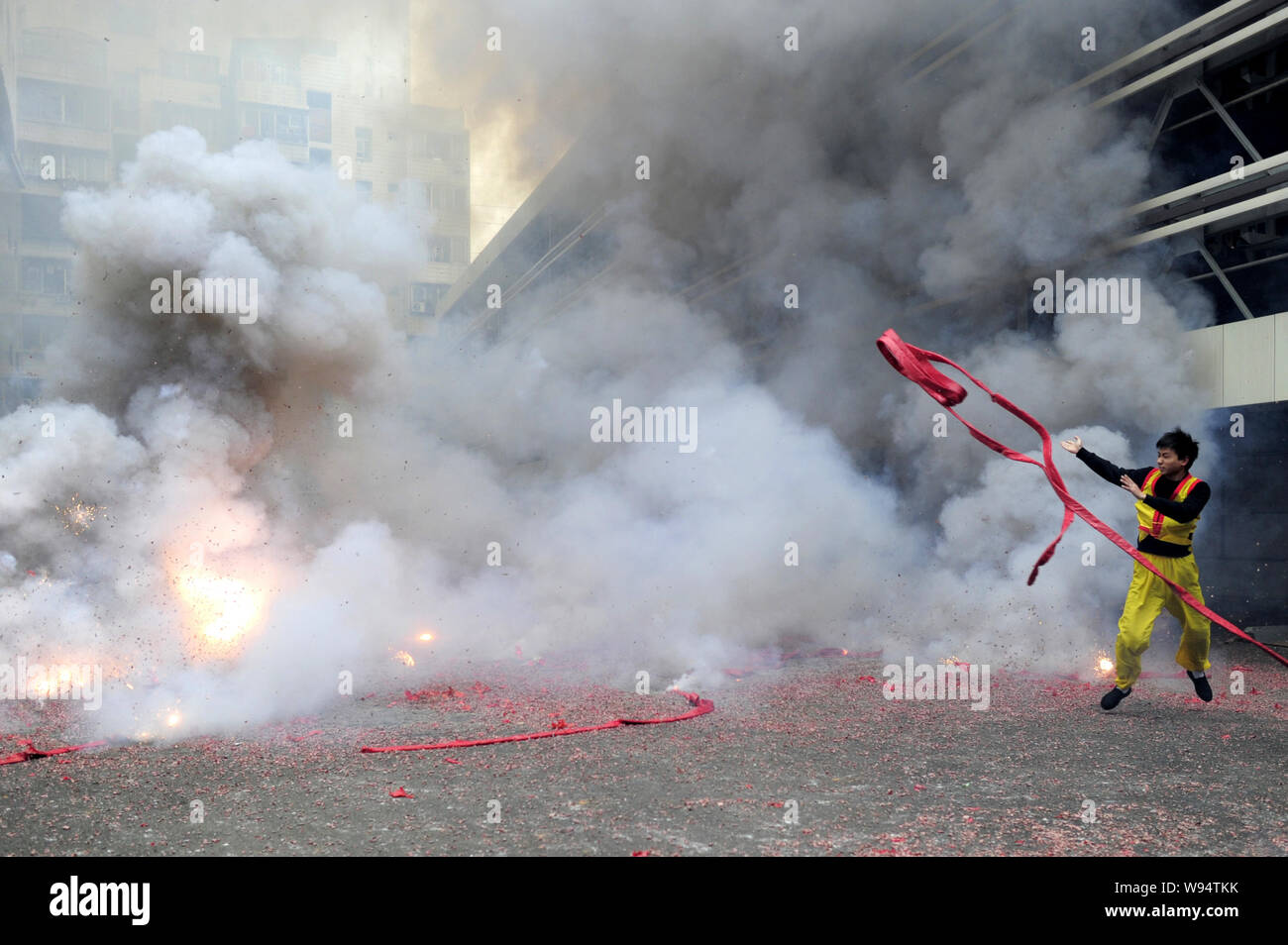 String Of Firecrackers Stock Photos & String Of Firecrackers Stock ...