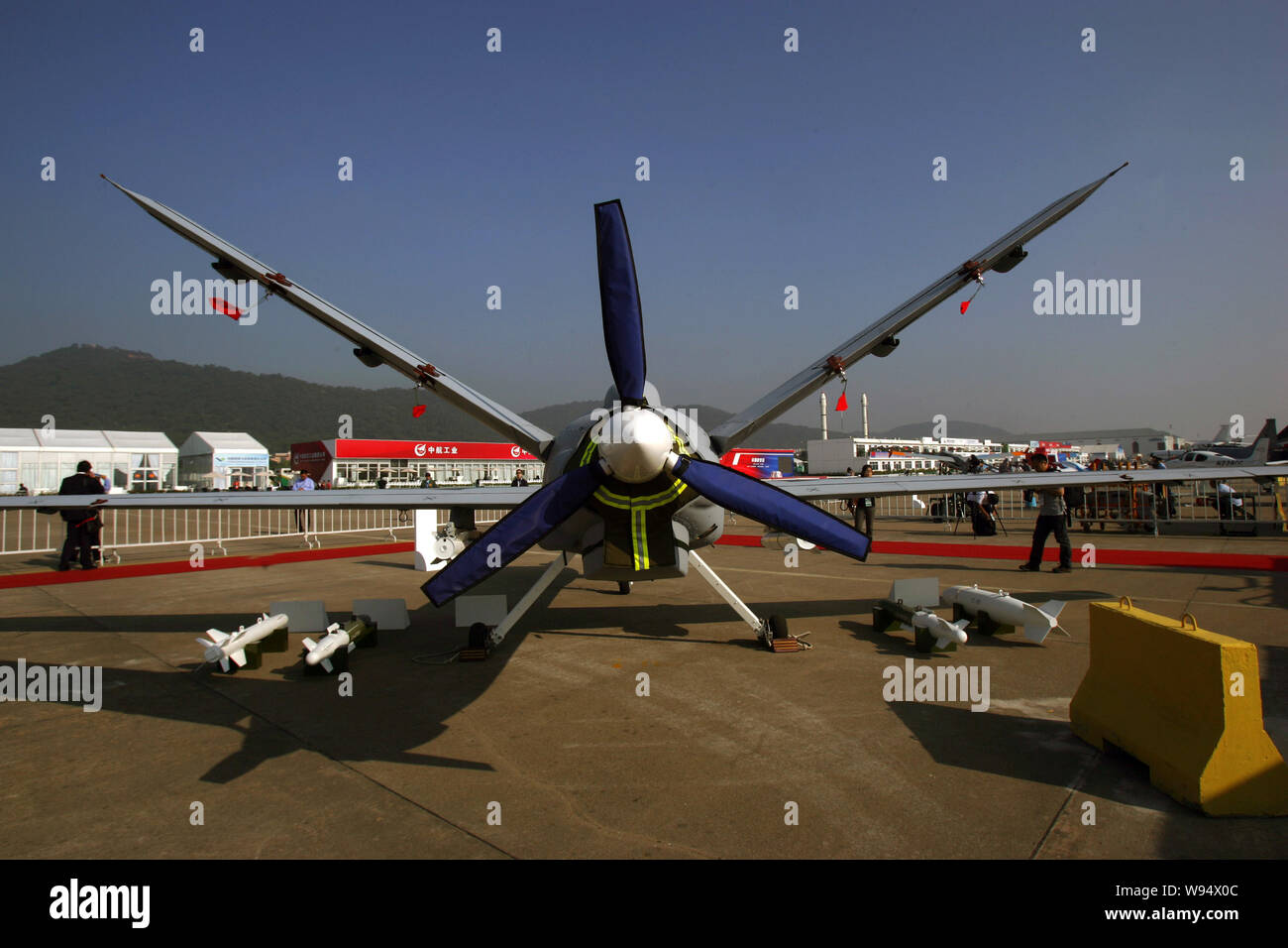 A Wing Loong (Pterosaur) UAV of AVIC (Aviation Industry Corporation of ...