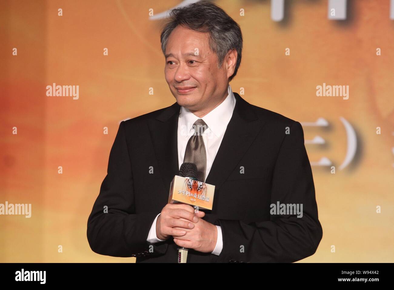 Taiwanese film director Ang Lee poses during a press conference for the ...