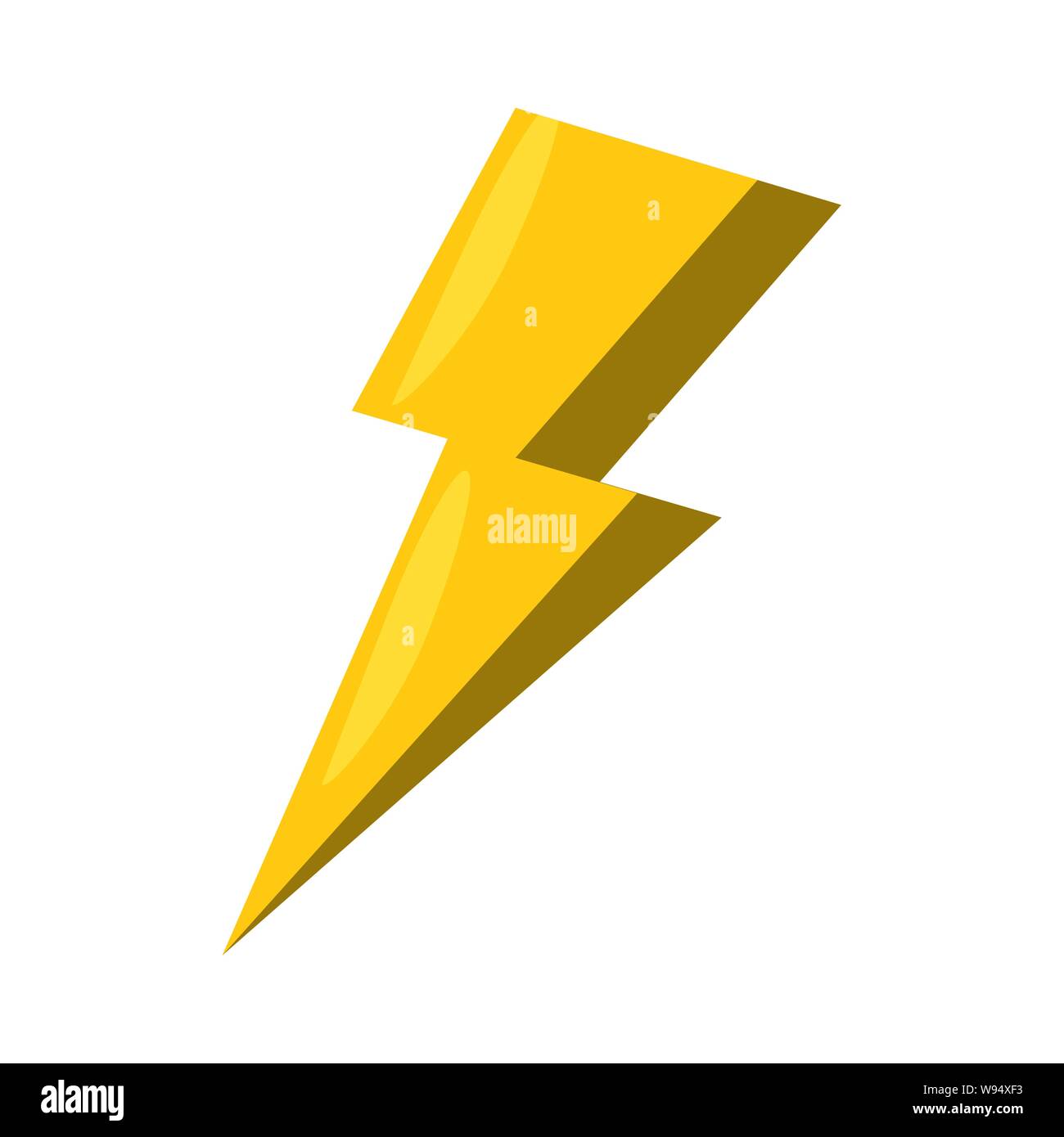 thunder energy electric power cartoon Stock Vector Image & Art - Alamy
