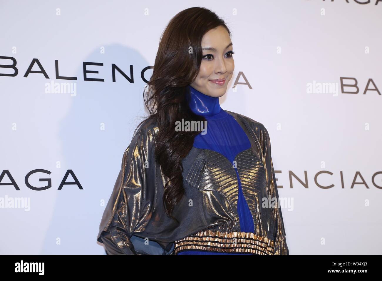 Taiwanese singer Christine Fan, better known as Fan Fan, poses as she ...