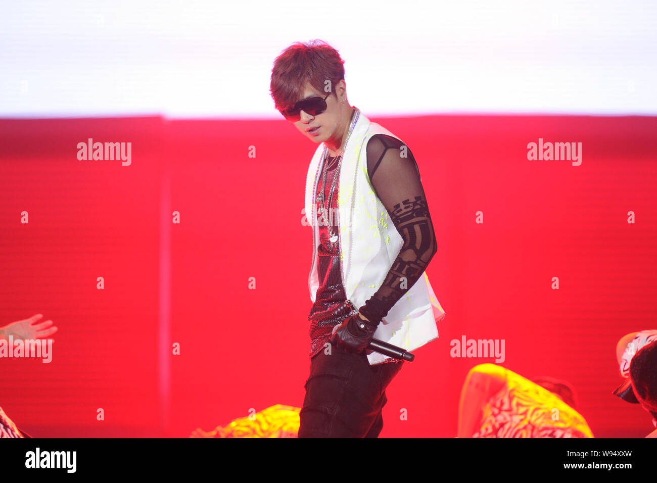Taiwanese singer and actor Show Lo performs during the 11th CCTV-MTV ...