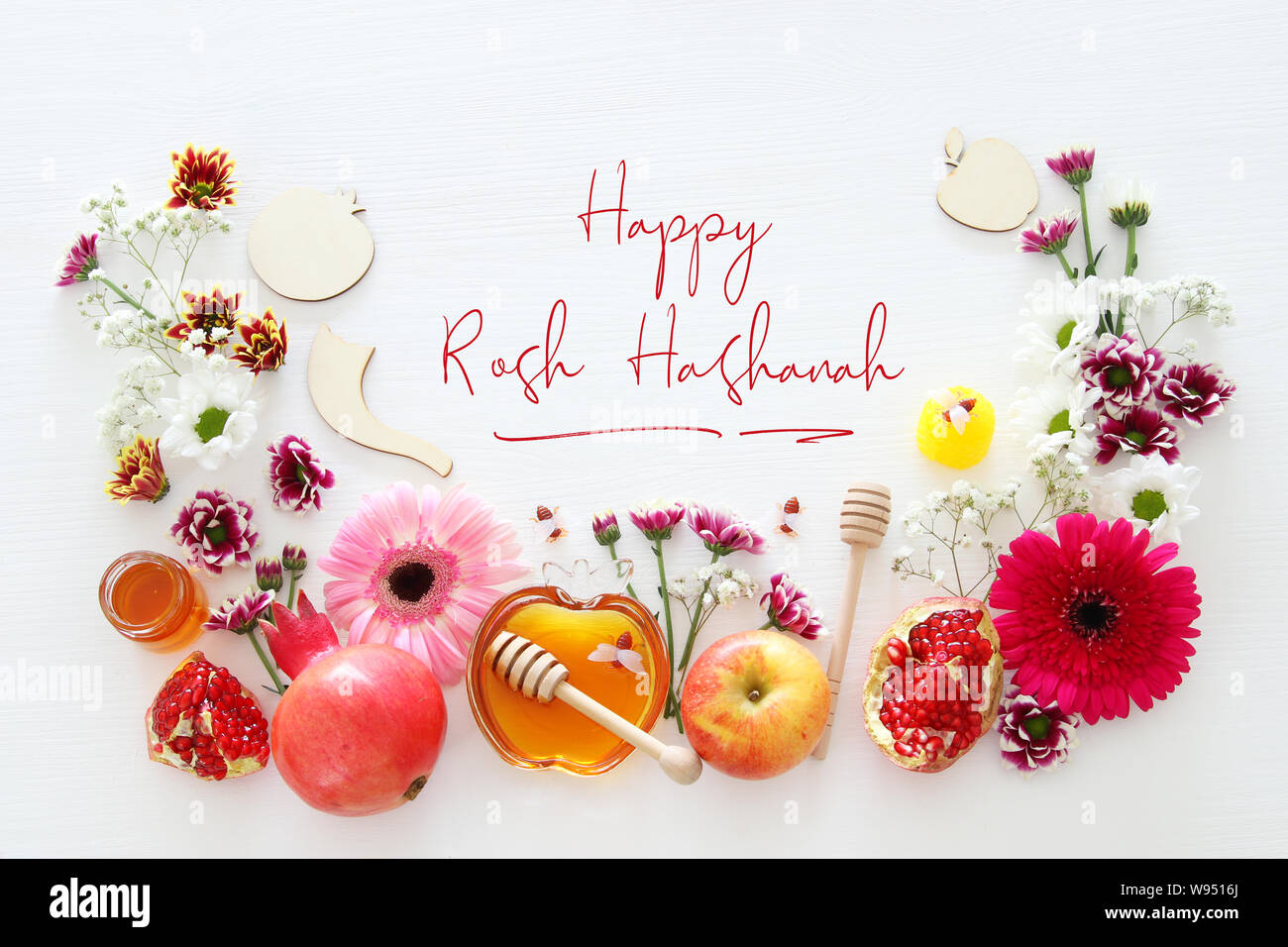 religion image of Rosh hashanah (jewish New Year holiday) concept ...