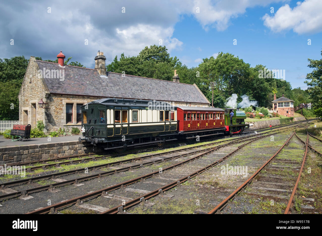 Beamish museum steam hi-res stock photography and images - Alamy