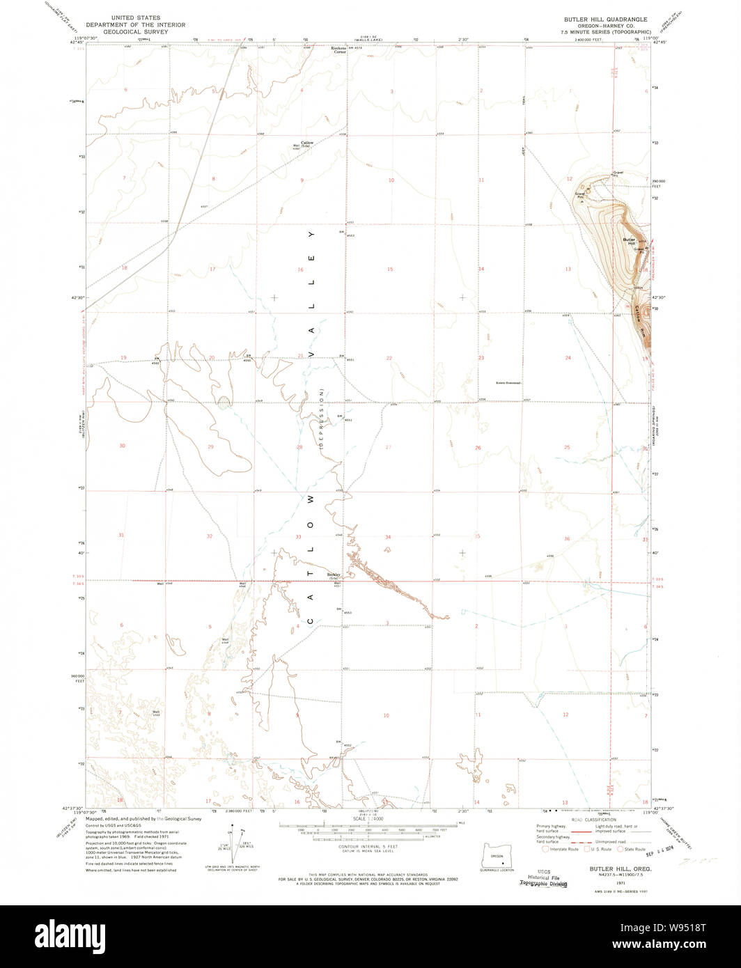 Map of butler Cut Out Stock Images & Pictures - Alamy