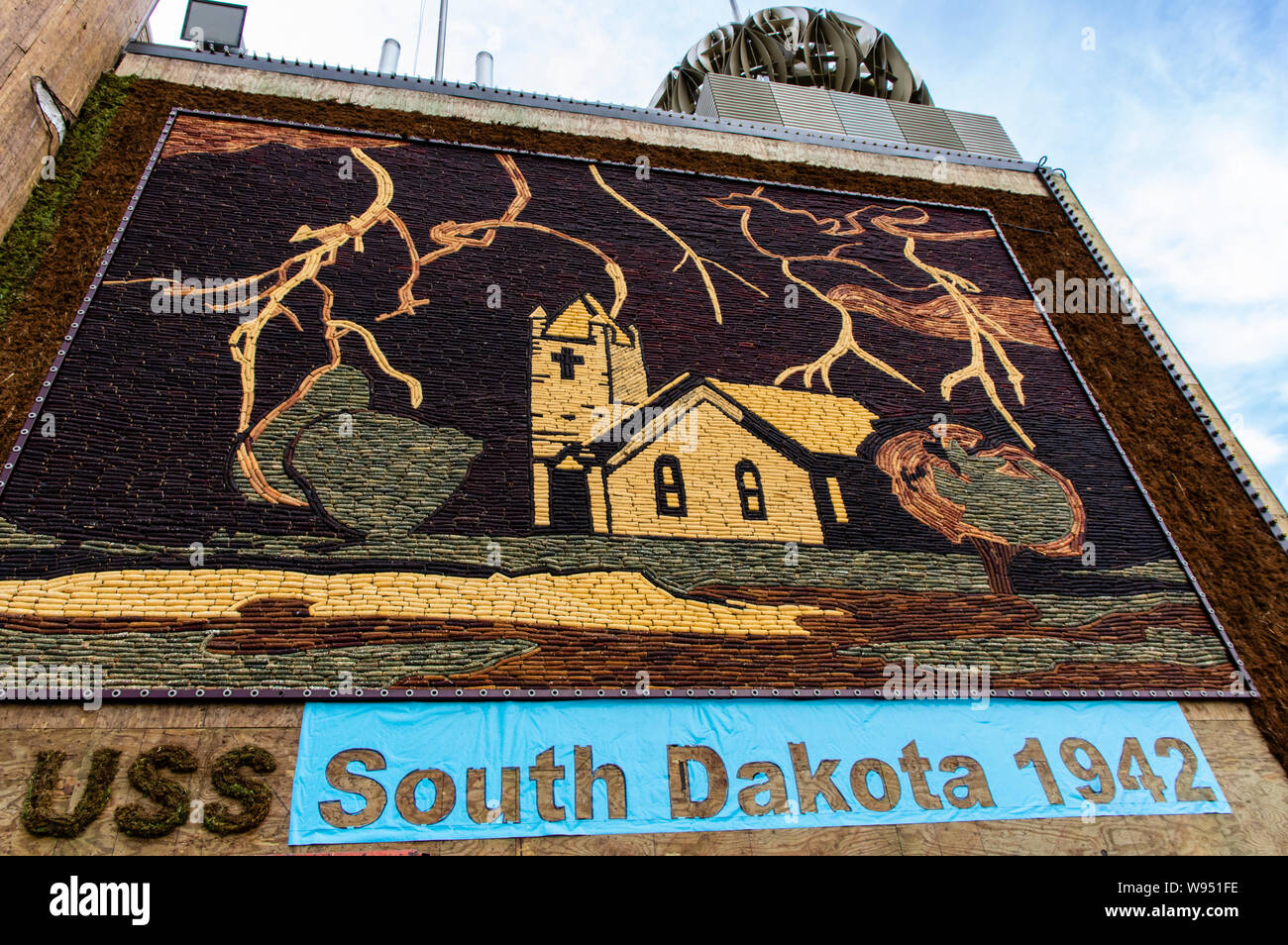 The world's only corn palace, located in Mitchell South Dakota Stock ...