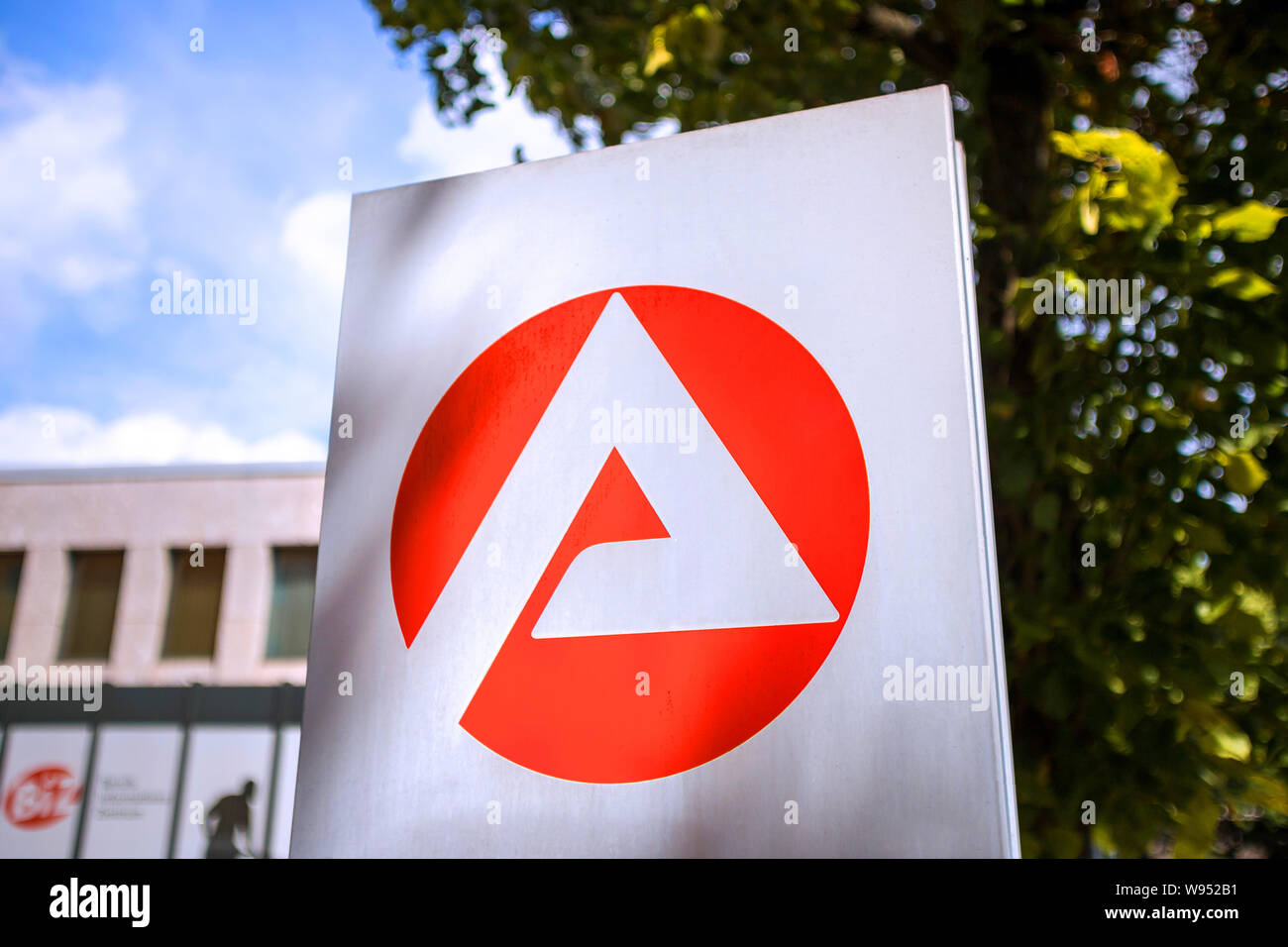German agency for work symbol hi-res stock photography and images - Alamy