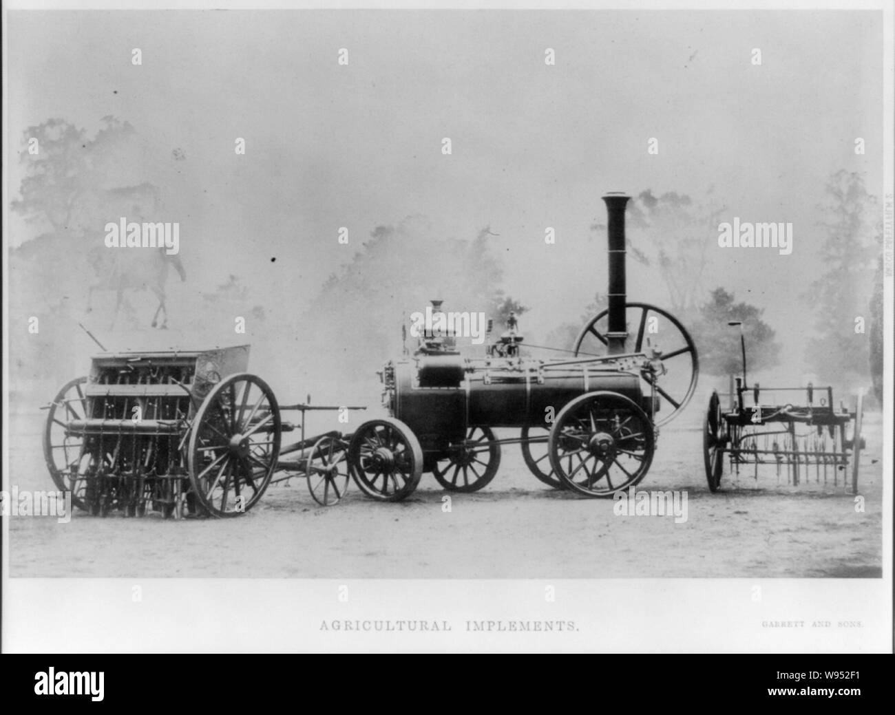 Agricultural implements Black and White Stock Photos & Images - Alamy