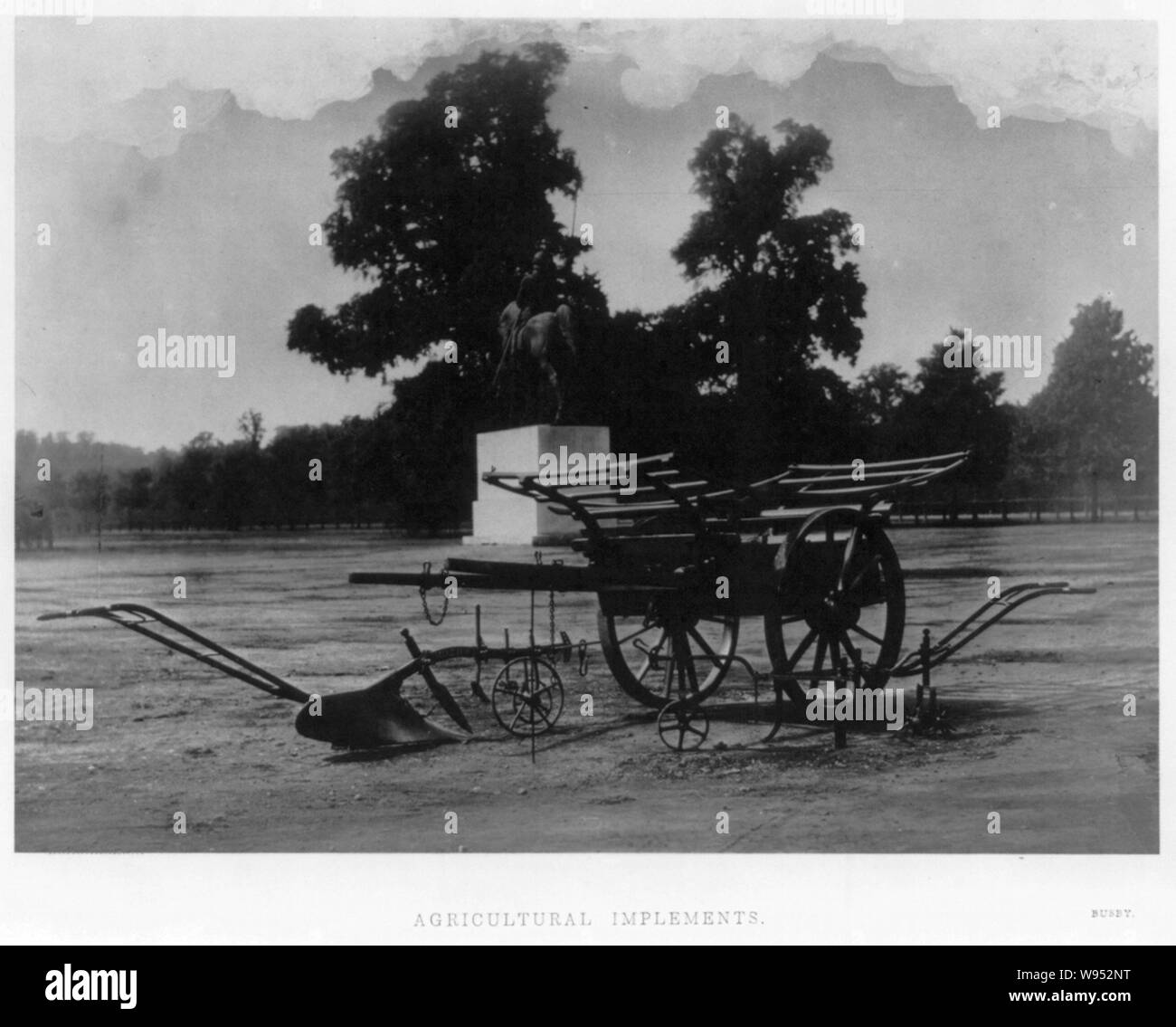 Agricultural implements Black and White Stock Photos & Images - Alamy