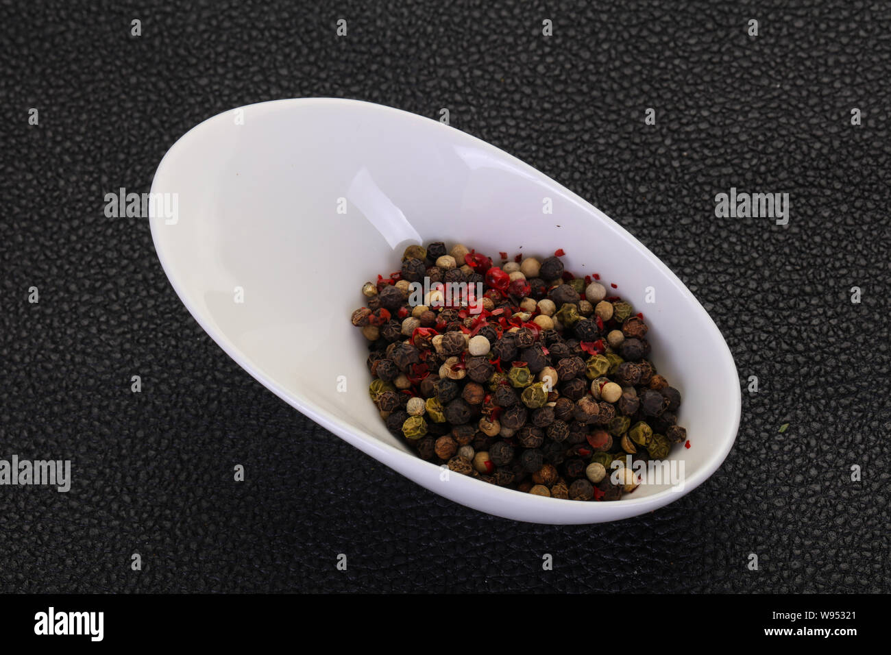 Pepper corn mix - black, red, white and green Stock Photo - Alamy