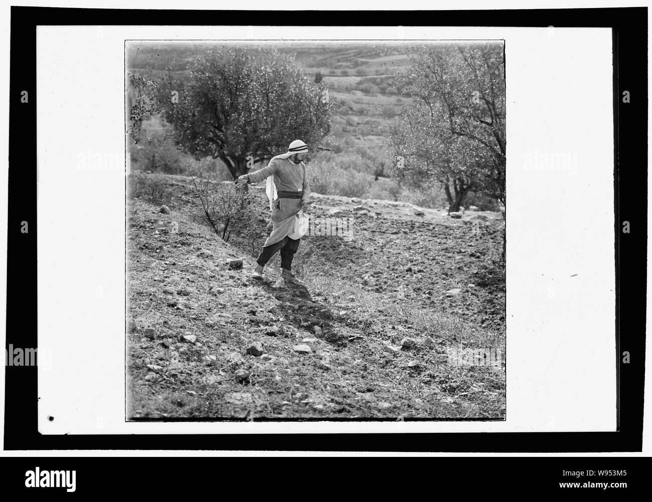 Preparation for crop sowing Black and White Stock Photos & Images - Alamy