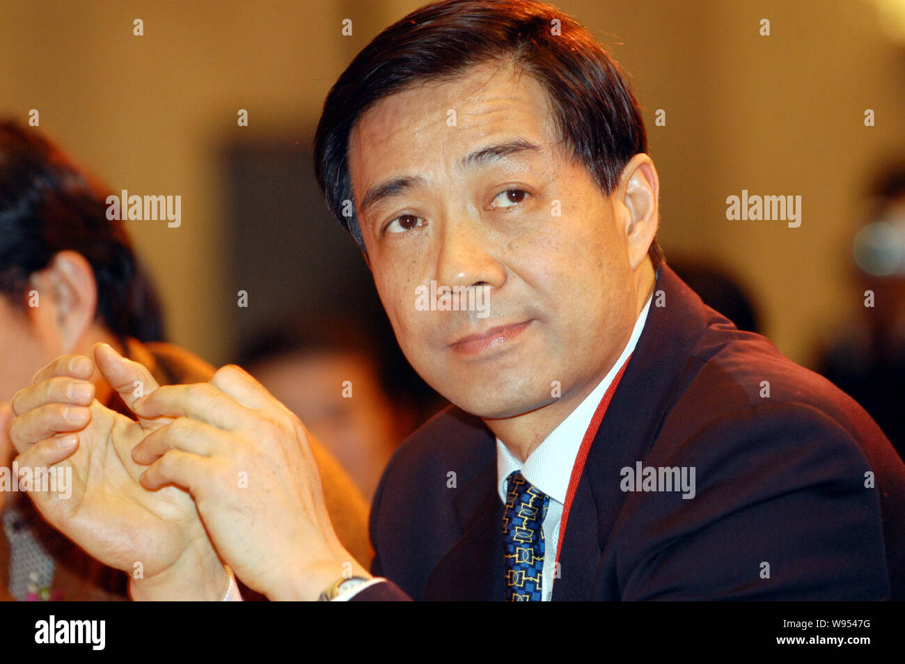 --FILE--Bo Xilai, then Governor of Liaoning province and son of former ...