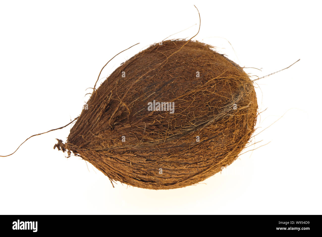 One whole ripe coconut Cut Out Stock Images & Pictures - Alamy