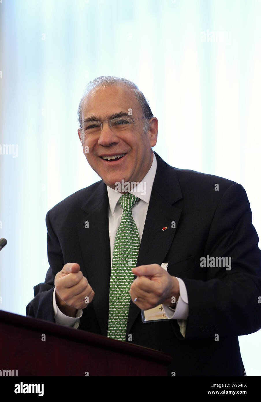 --File--Angel Gurria, Secretary-General of Organisation for Economic Co ...