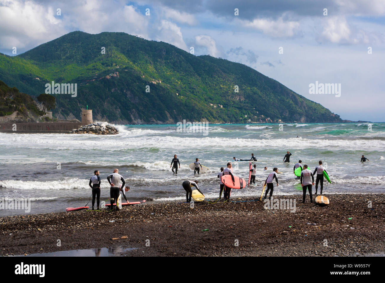 Surf in liguria hi-res stock photography and images - Alamy