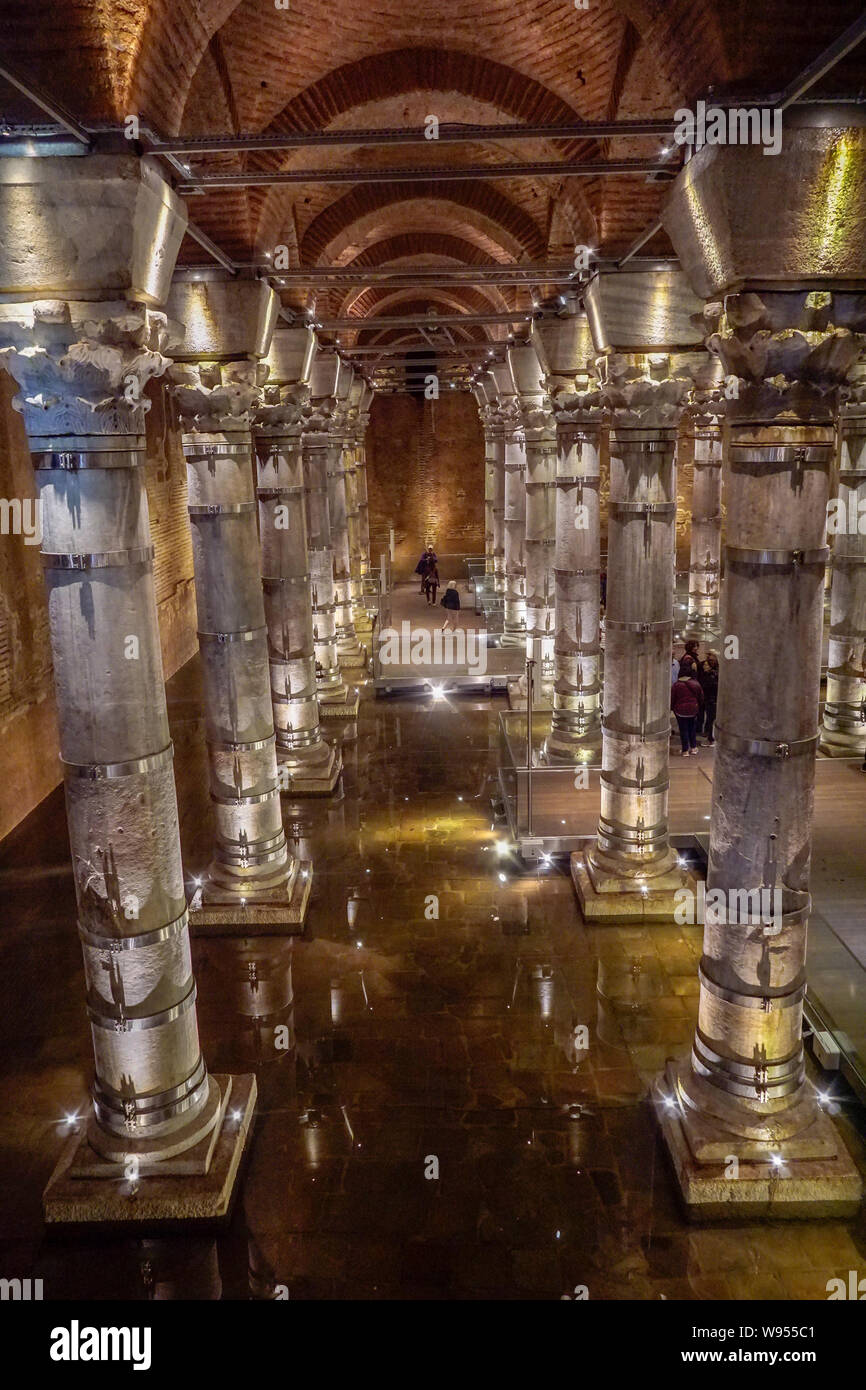 The Theodosius Cistern is one of many ancient cisterns of ...