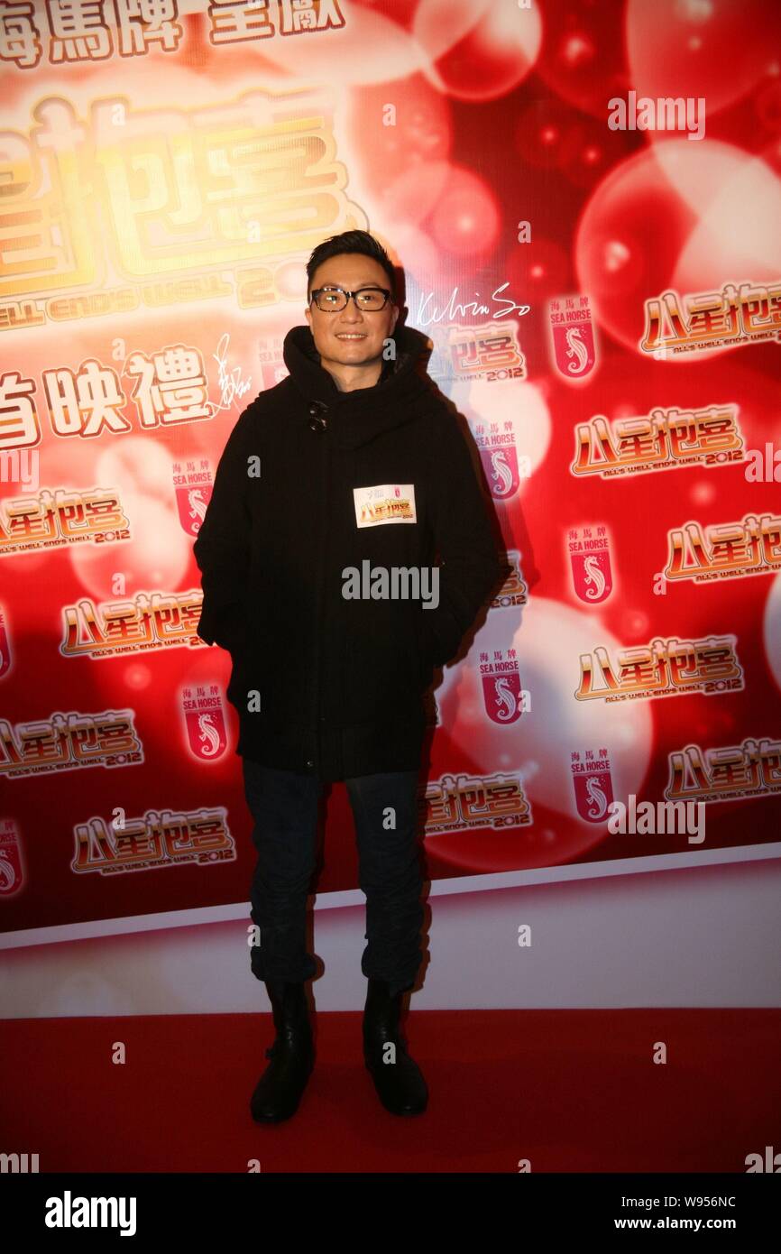 Hong Kong actor and singer Ronald Cheng poses during a premiere ...