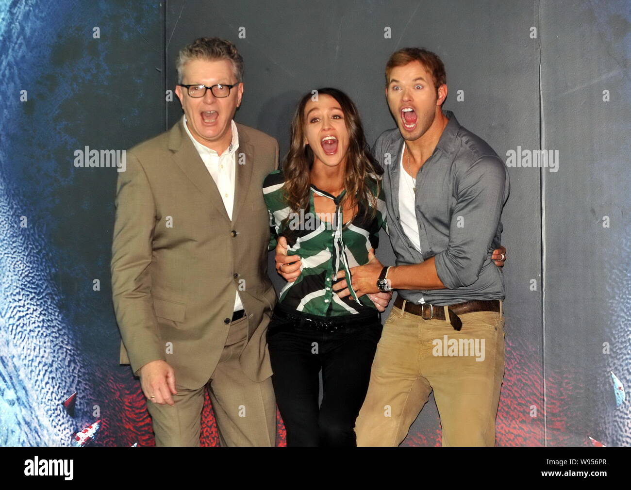 (From left) US director Kimble Rendall, Australian actress Sharni ...