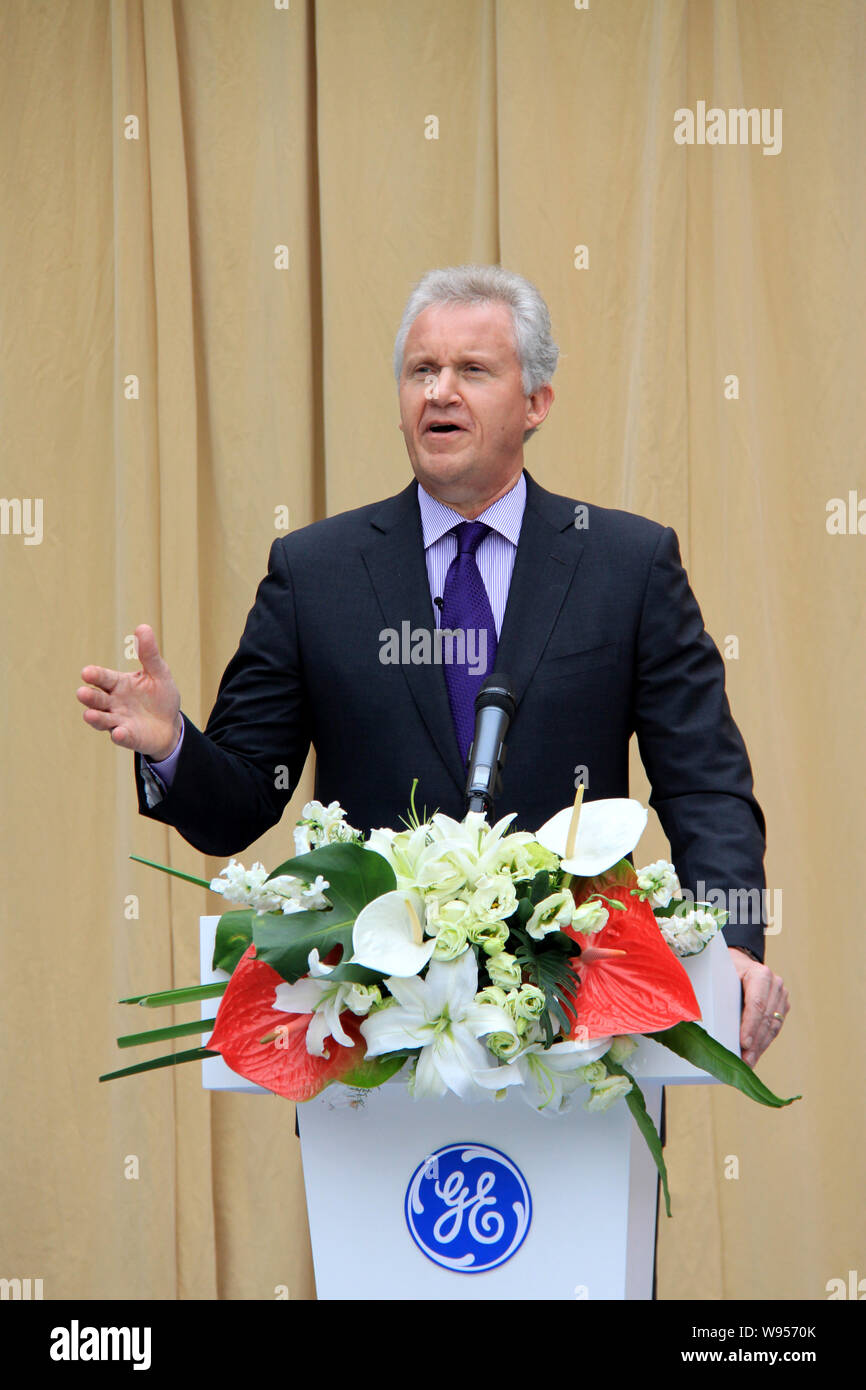 Jeffrey R. Immelt, Chairman and Chief Executive Officer of General ...