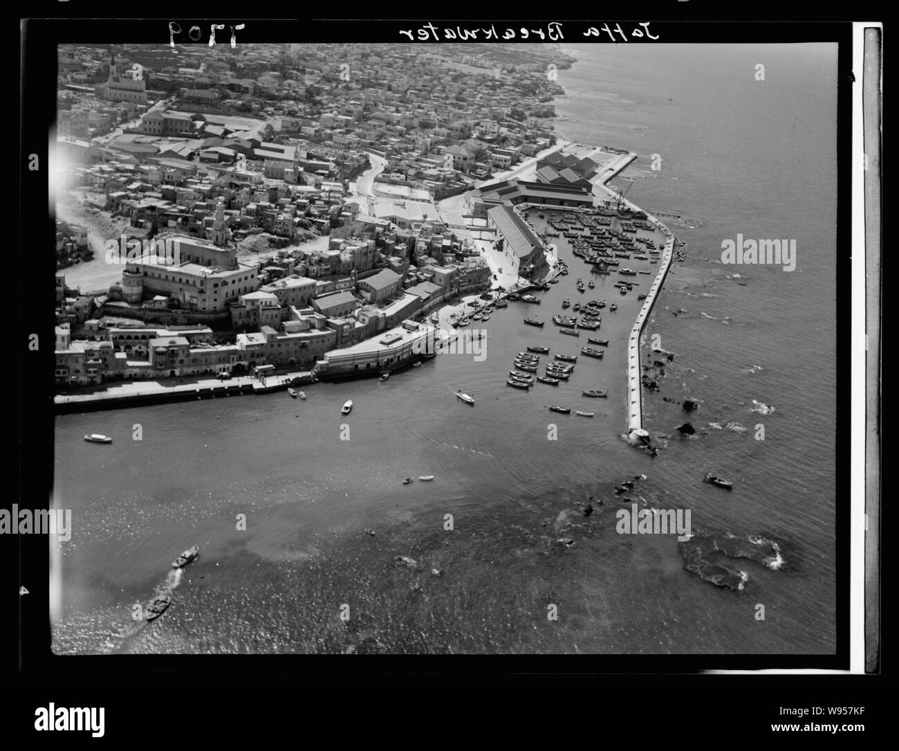 Jaffa breakwater hi-res stock photography and images - Alamy
