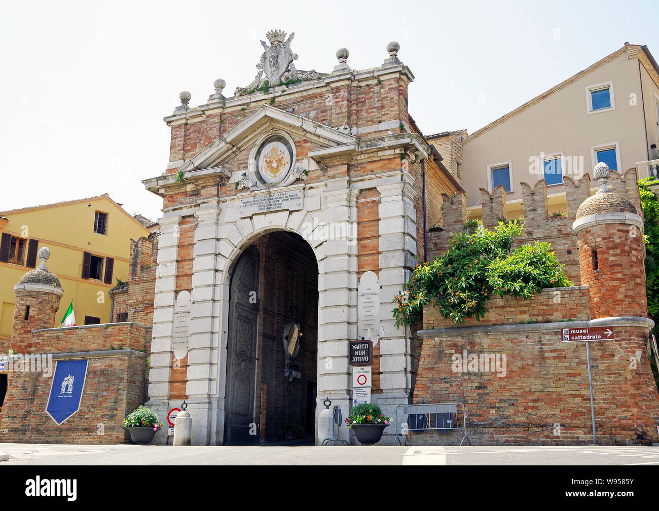 The Porta Marina, on the site of the ancient Porta a Mare, one of the ...