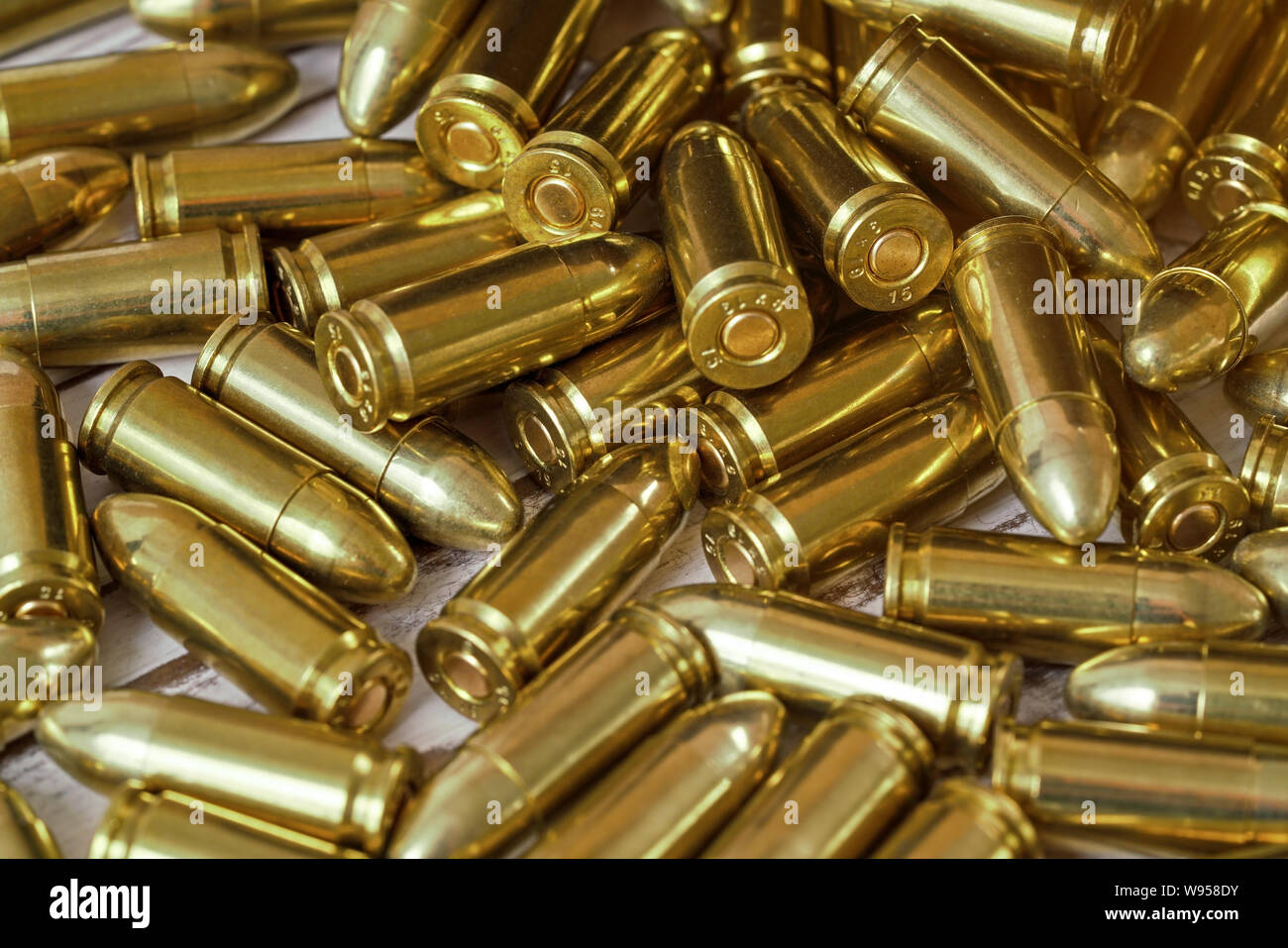 Heap metal bullets hi-res stock photography and images - Alamy