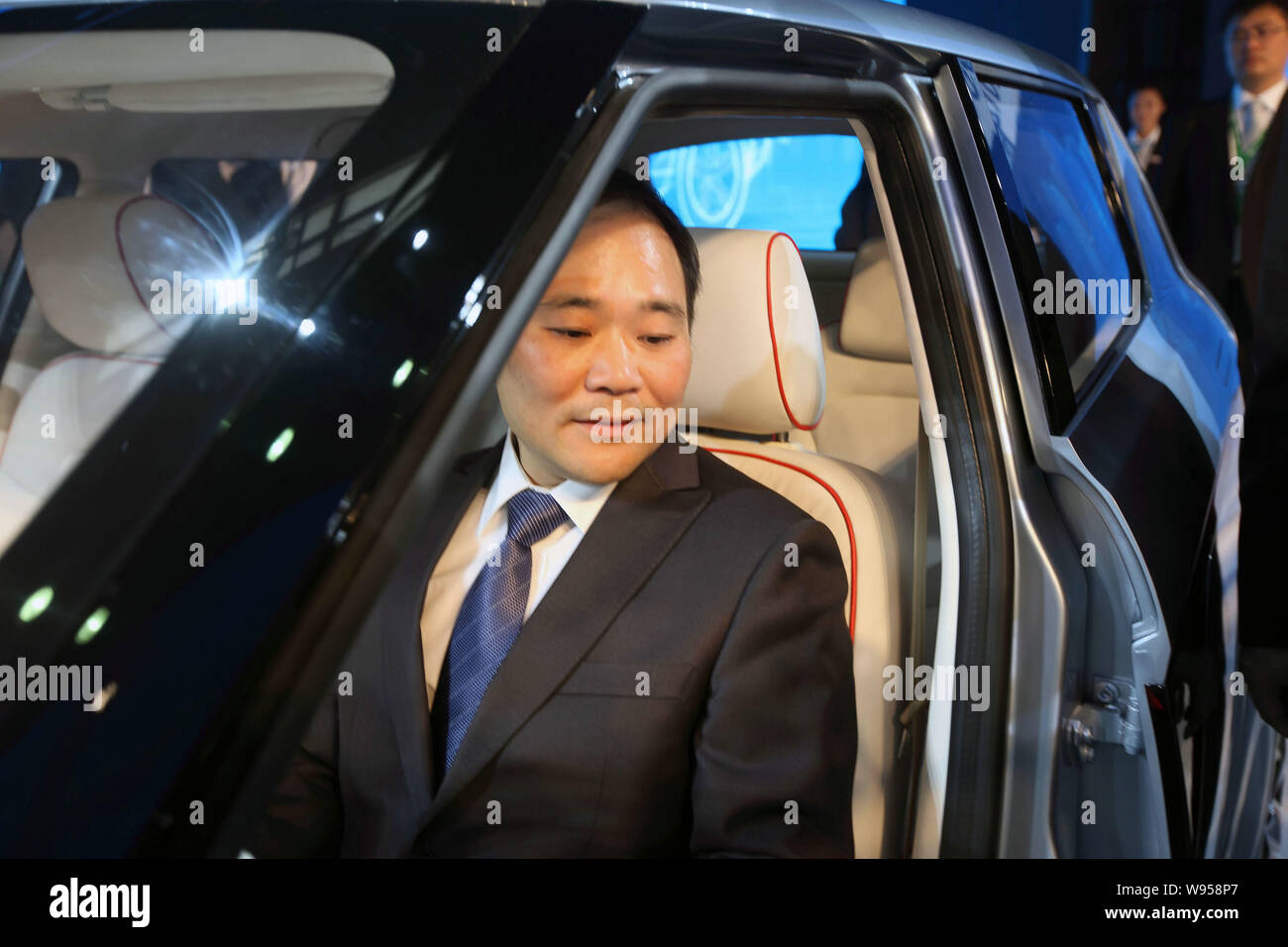 Chairman of Zhejiang Geely Holding Group Co. Ltd. Li Shufu is pictured ...