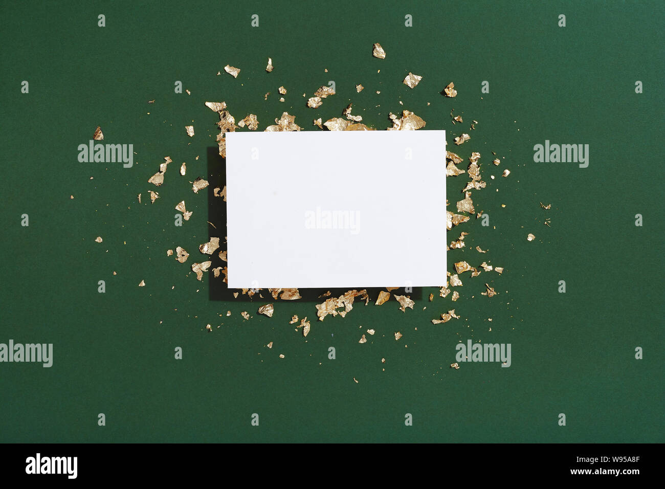Christmas getting card blank mockup Stock Photo - Alamy