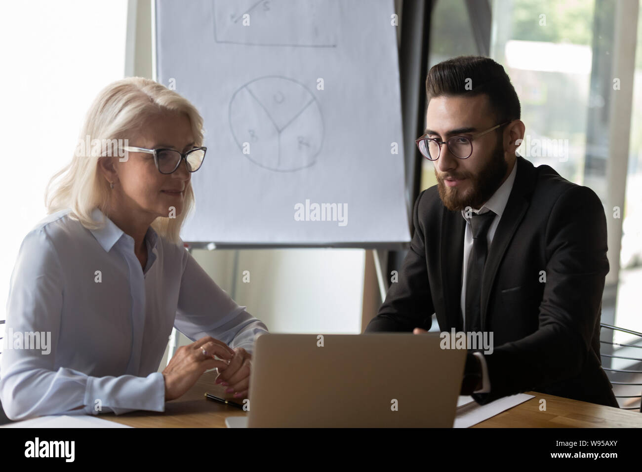 Professional boss woman boardroom hi-res stock photography and images ...